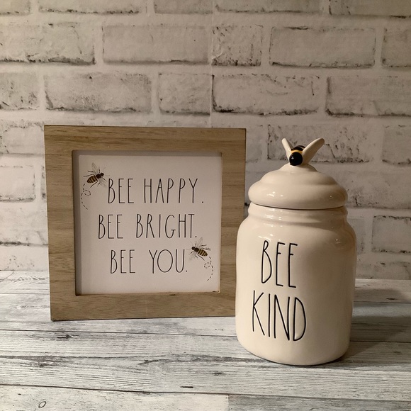 Rae Dunn | Kitchen | Rae Dunn Bee Kind Lidded Canister Only | Poshmark